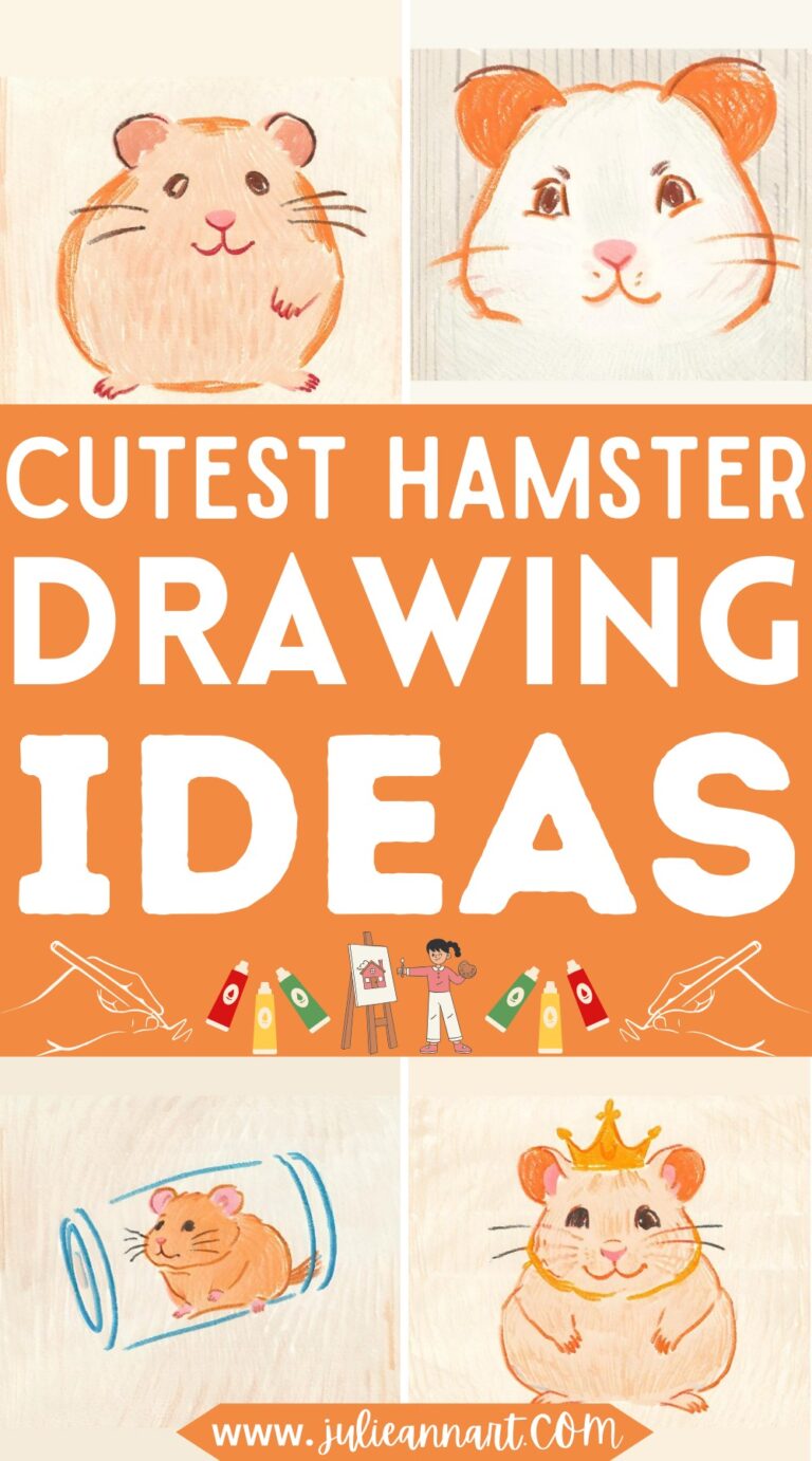 10 Cutest Hamster Drawing Ideas - Julie Ann Art