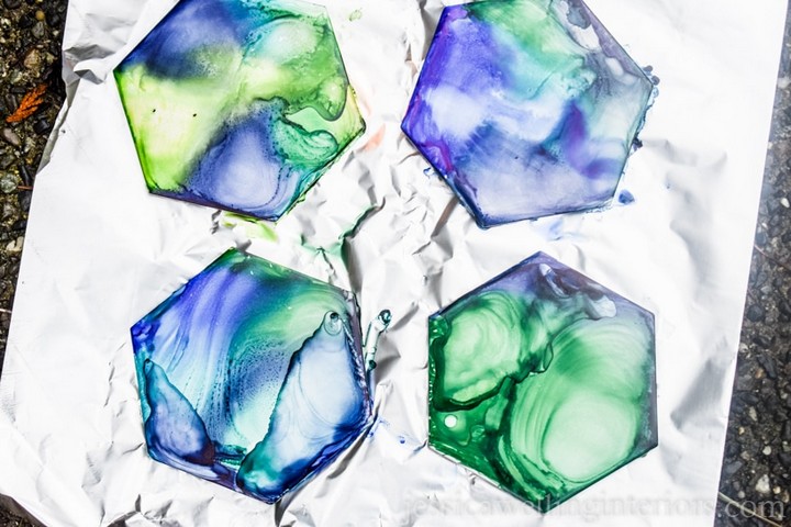 10 DIY Tile Coaster Ideas To Protect Tables - Julie Ann Art