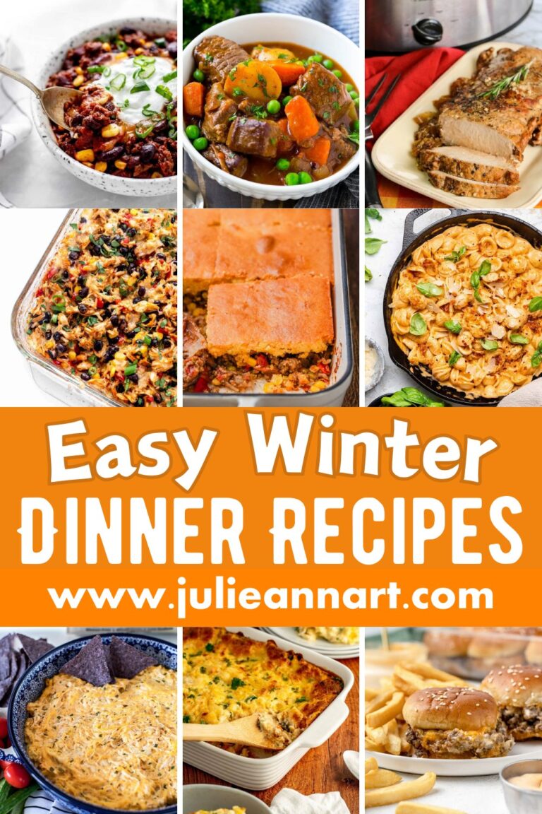 10 Easy Winter Dinner Recipes To Spice Up Your Gatherings - Julie Ann Art