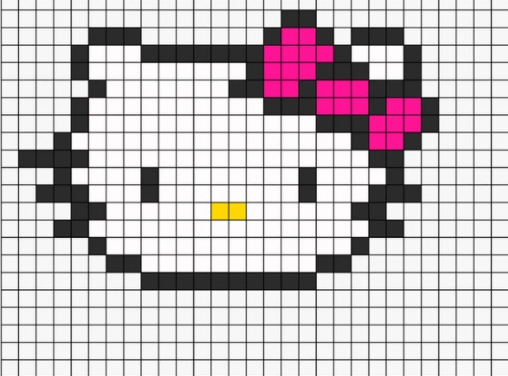 8 Hello Kitty Perler Beads Patterns For Kiddos - Julie Ann Art