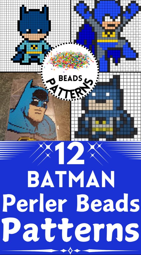 12 Batman Perler Beads Patterns For Beginners - Julie Ann Art