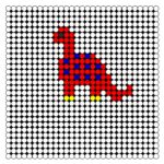 10 Dinosaur Perler Beads Patterns In Fun Colors - Julie Ann Art
