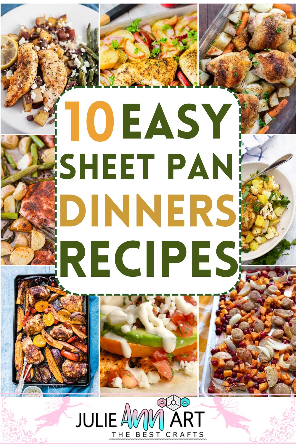 10 Easy Sheet Pan Dinners Recipes Combo Of Healthy And Tasty Meals ...
