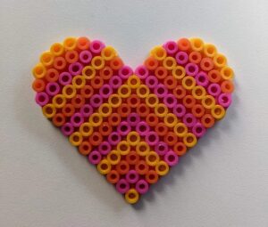 10 Heart Perler Beads Patterns To Express Your Creativity - Julie Ann Art