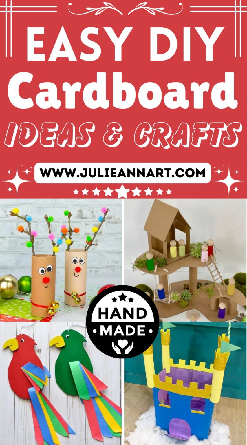 10 Best Cardboard Crafts For Little Ones - Julie Ann Art