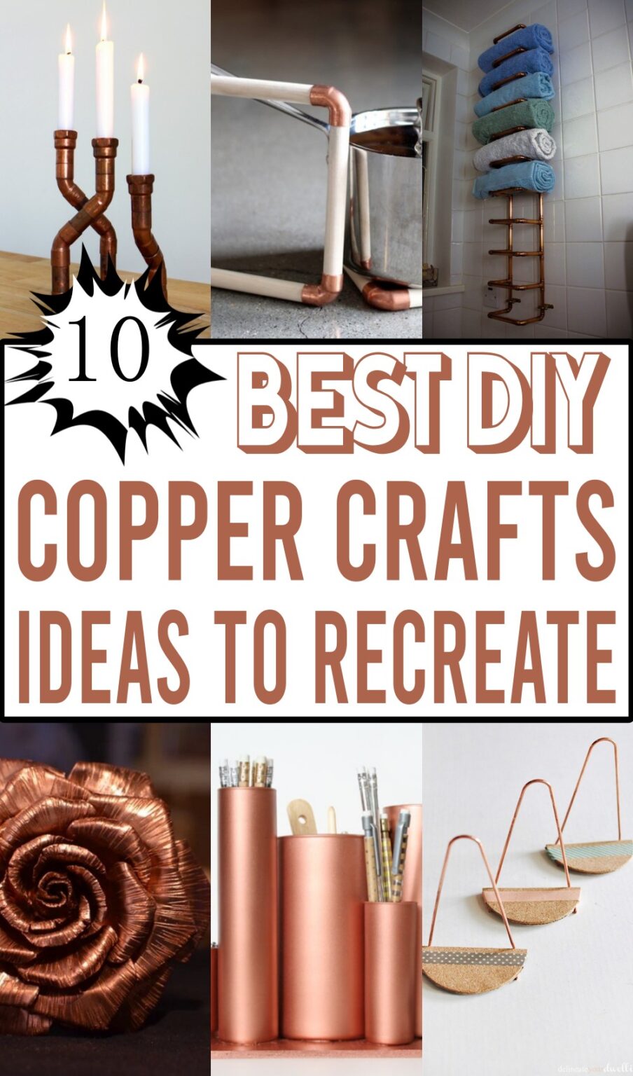 10 Cheap DIY Copper Crafts Ideas - Julie Ann Art