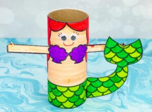 11 DIY Mermaid Crafts For Marine Lovers - Julie Ann Art