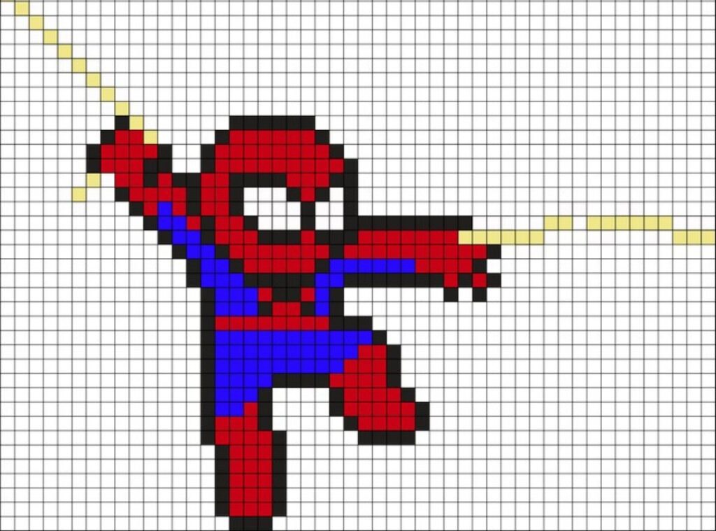 10 Super Fun Spider Man Perler Beads Patterns - Julie Ann Art