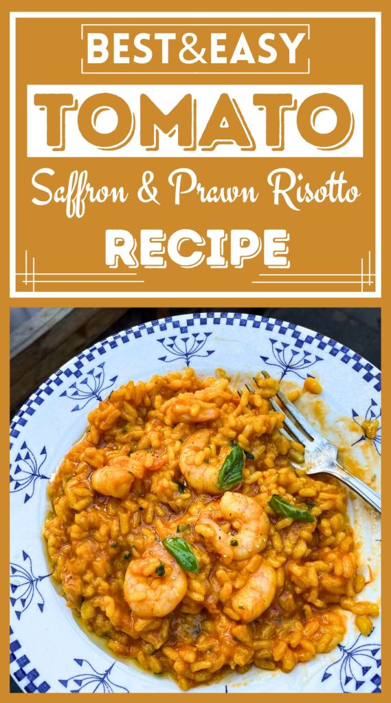 Super Delicious Tomato Saffron & Prawn Risotto Recipe - Julie Ann Art