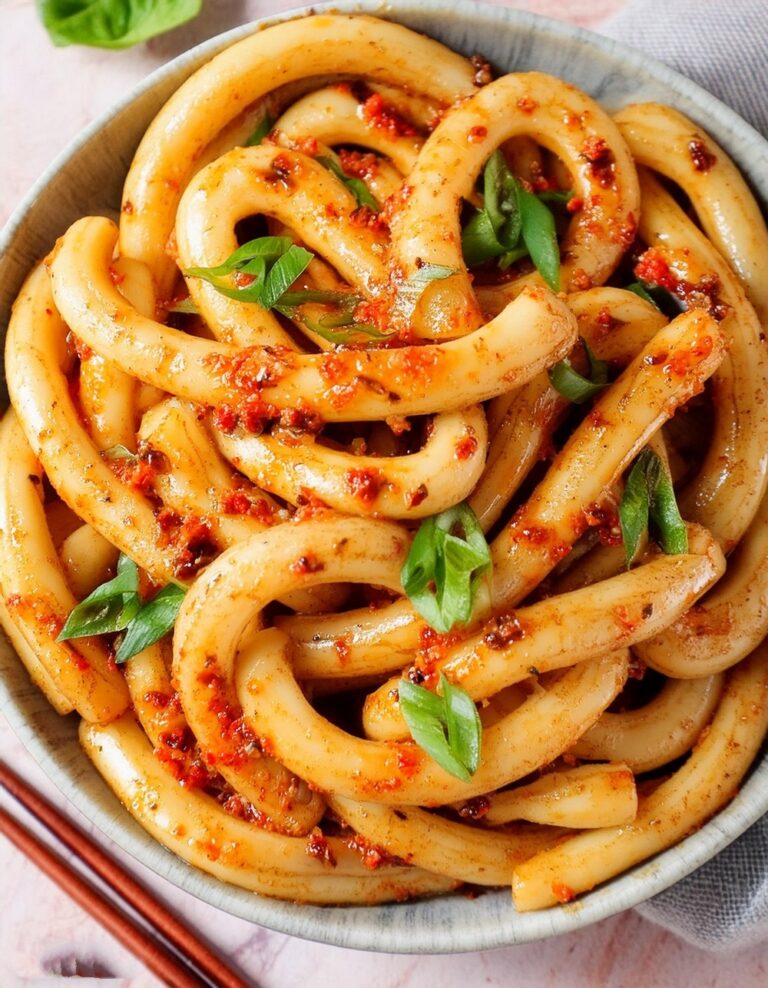 Bouncy Chewy Spicy Potato Noodles Recipe - Julie Ann Art