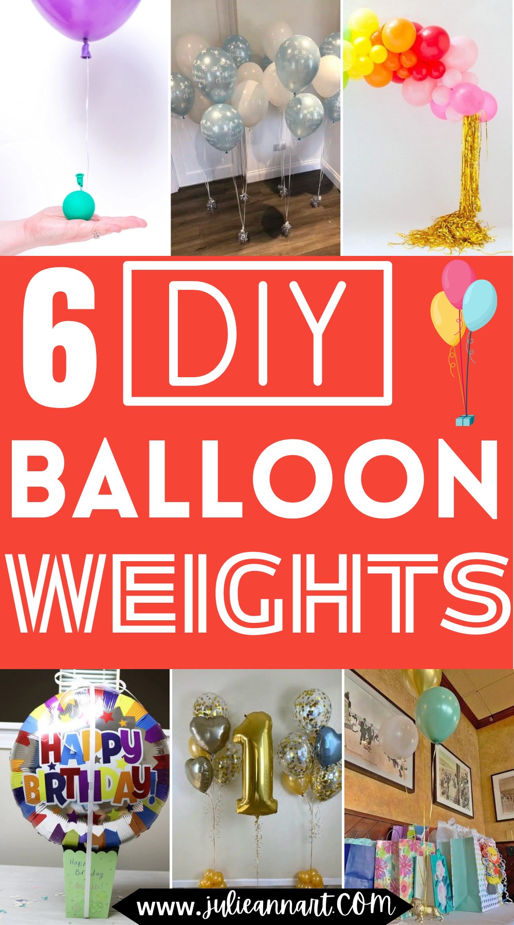 6 DIY Balloon Weights You Can Craft in 2 Minutes For 2024 - Julie Ann Art
