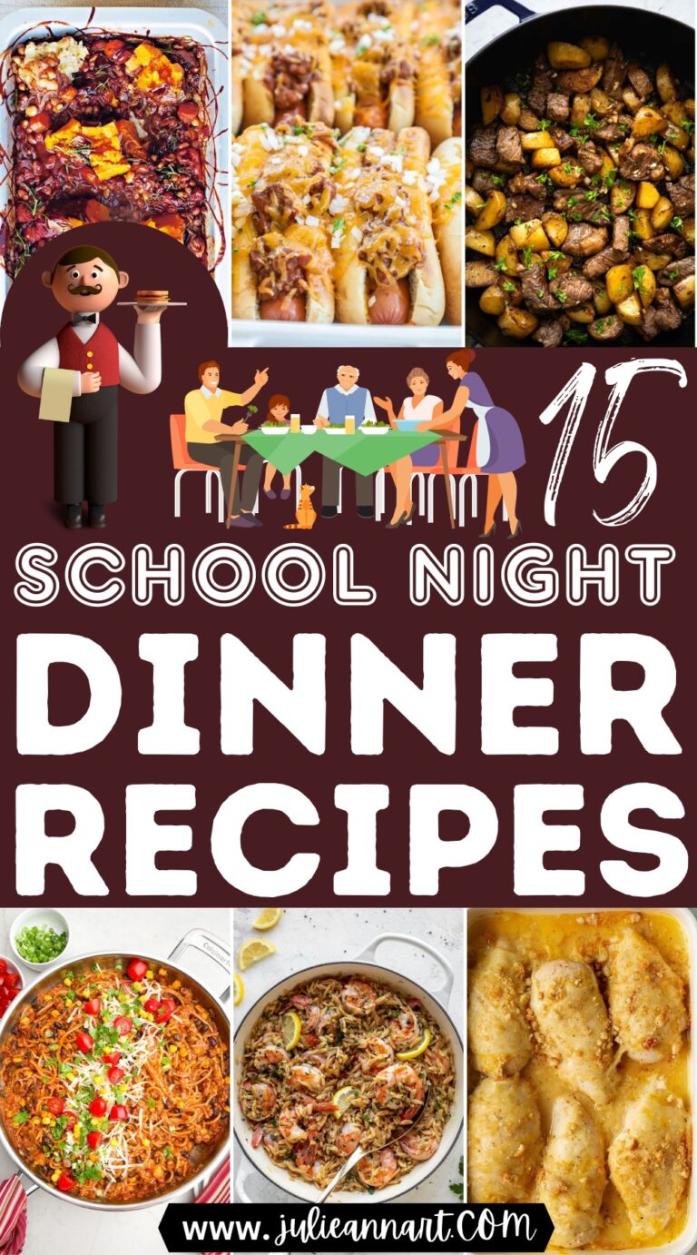 15 Fun School Night Dinner Ideas Healthy And Tasty - Julie Ann Art