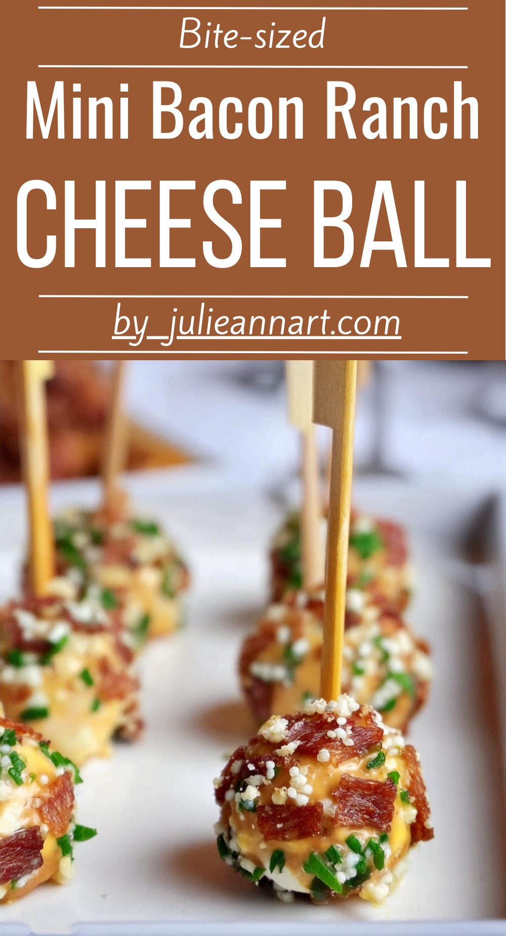 Mini Bacon Ranch Cheese Ball Recipe For Weeknight Meals - Julie Ann Art
