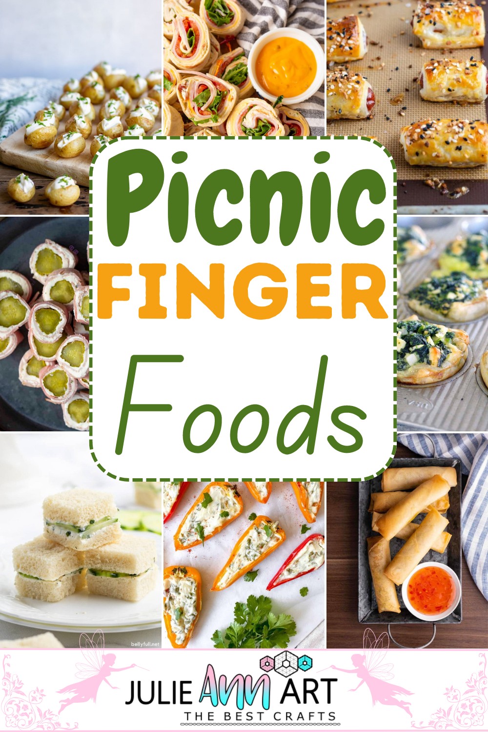 10 Finger Foods Recipes For Picnic Times - Julie Ann Art