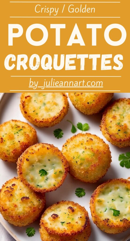 Crispy Potato Croquettes Recipe To Be Made Under 35 Minutes - Julie Ann Art
