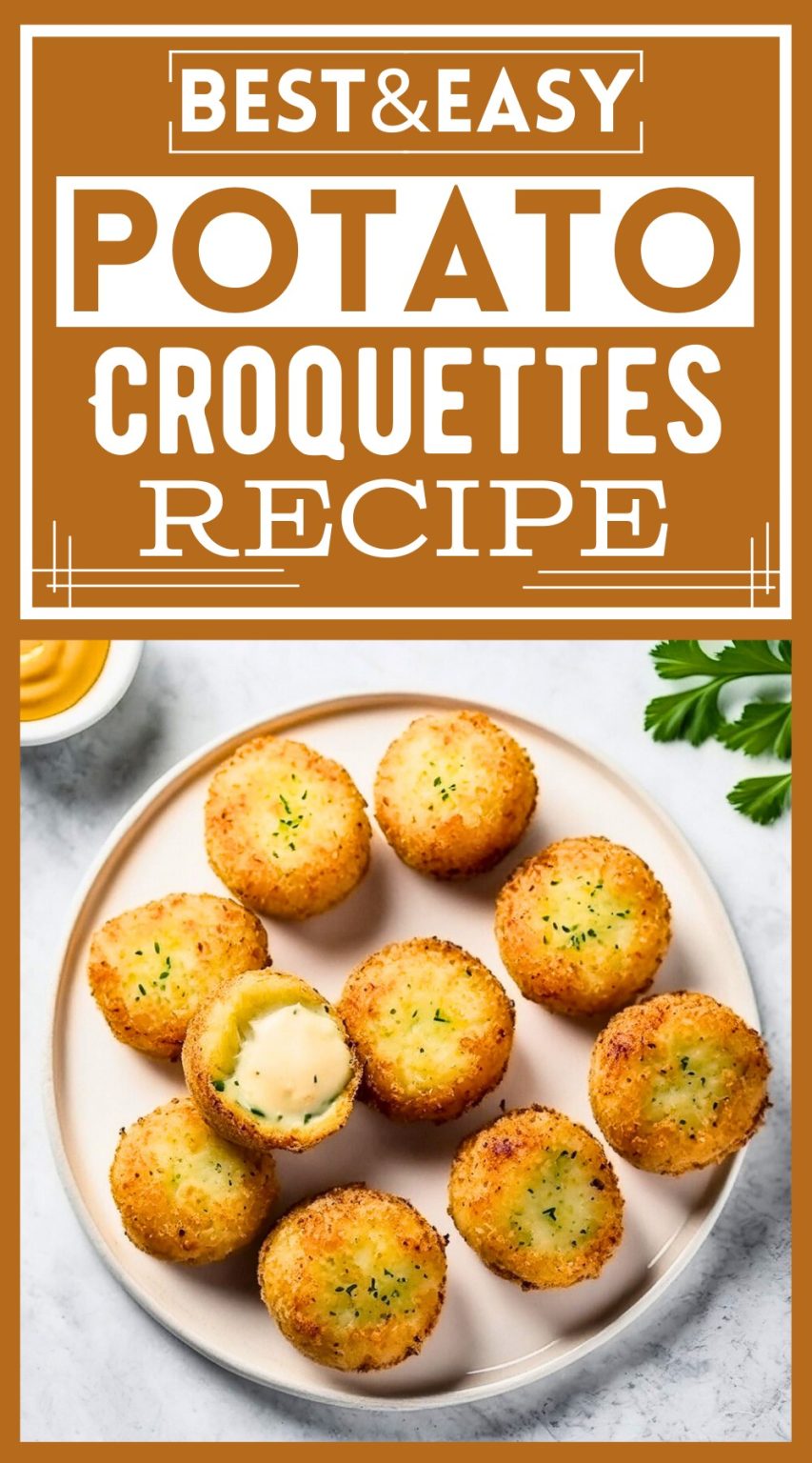 Crispy Potato Croquettes Recipe To Be Made Under 35 Minutes - Julie Ann Art