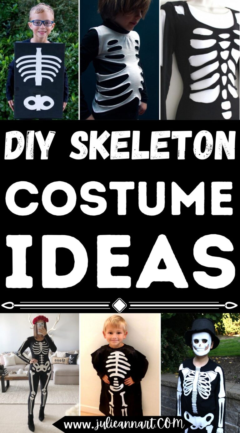 15 DIY Skeleton Costume Ideas To Bring Enjoyable Fear Around! - Julie ...