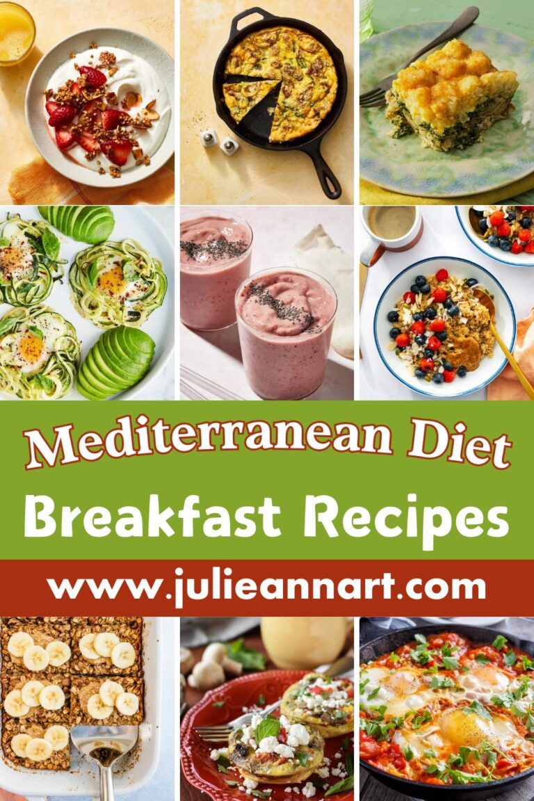 10 Mediterranean Diet Breakfast Recipes - Julie Ann Art