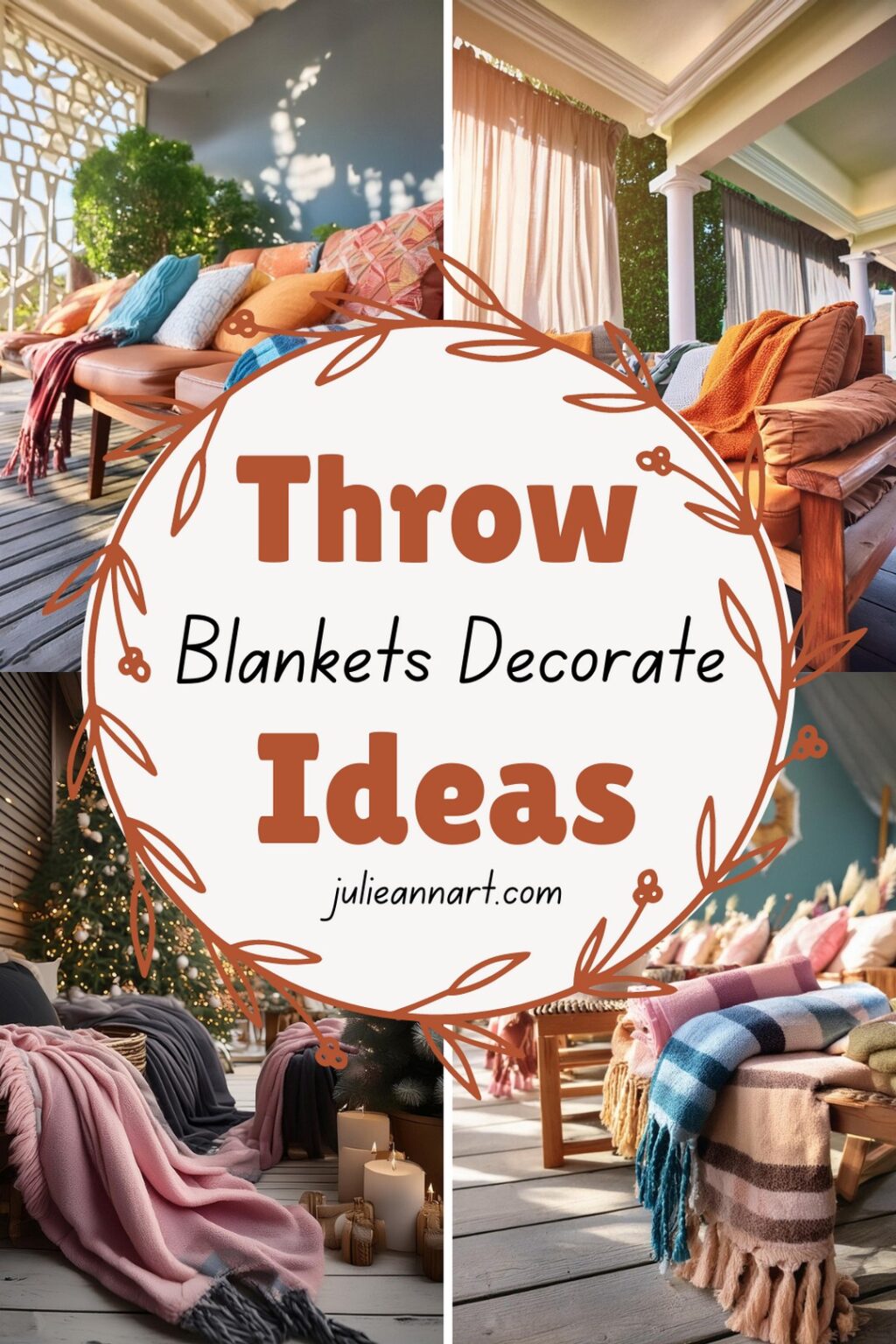 Super Sophisticated Throw Blankets Decor Ideas - Julie Ann Art