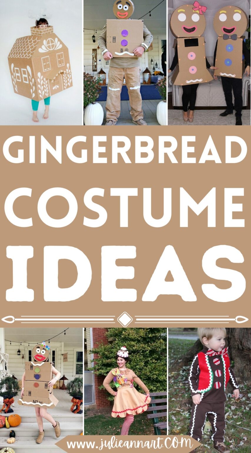 12 DIY Gingerbread Costume Ideas For Sweet Cookie Lovers - Julie Ann Art