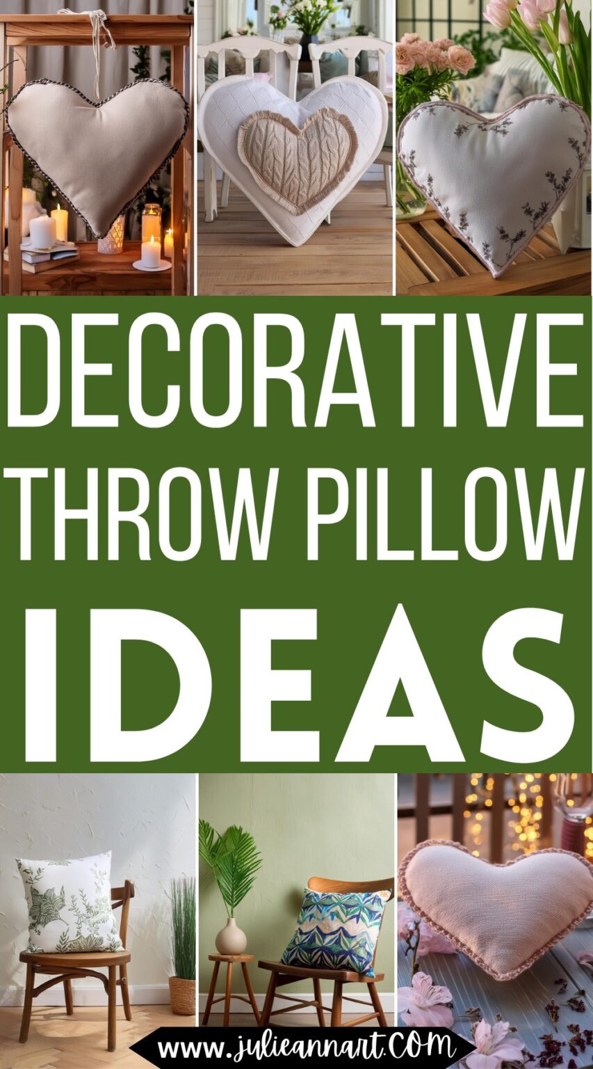 Decorative Throw Pillow Ideas For Home Decor - Julie Ann Art