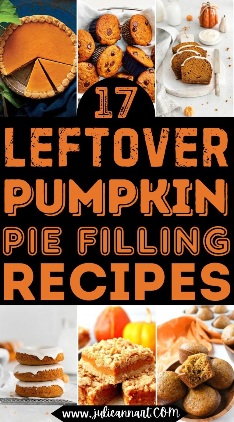 17 Easy Leftover Pumpkin Pie Filling Recipes - Julie Ann Art