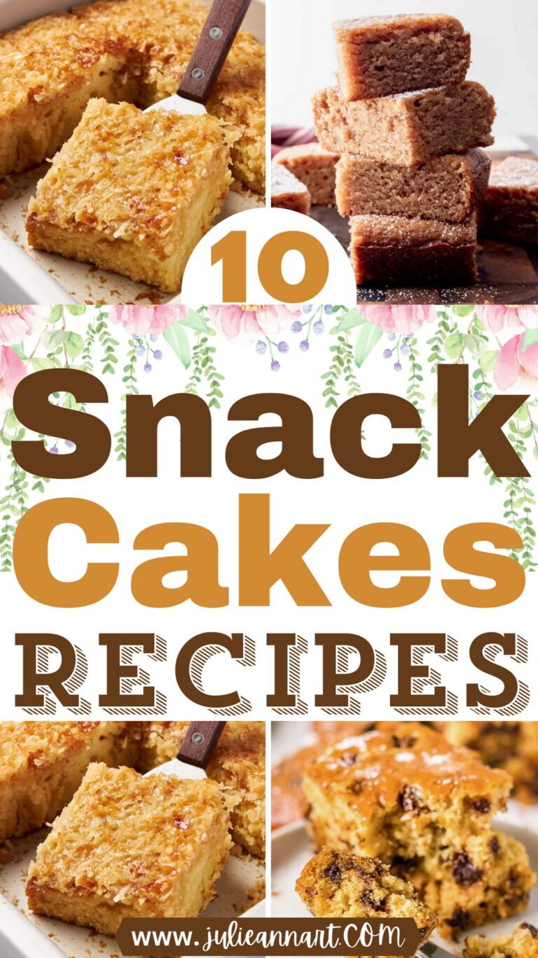 Easy & Moist Snack Cakes Recipes - Julie Ann Art