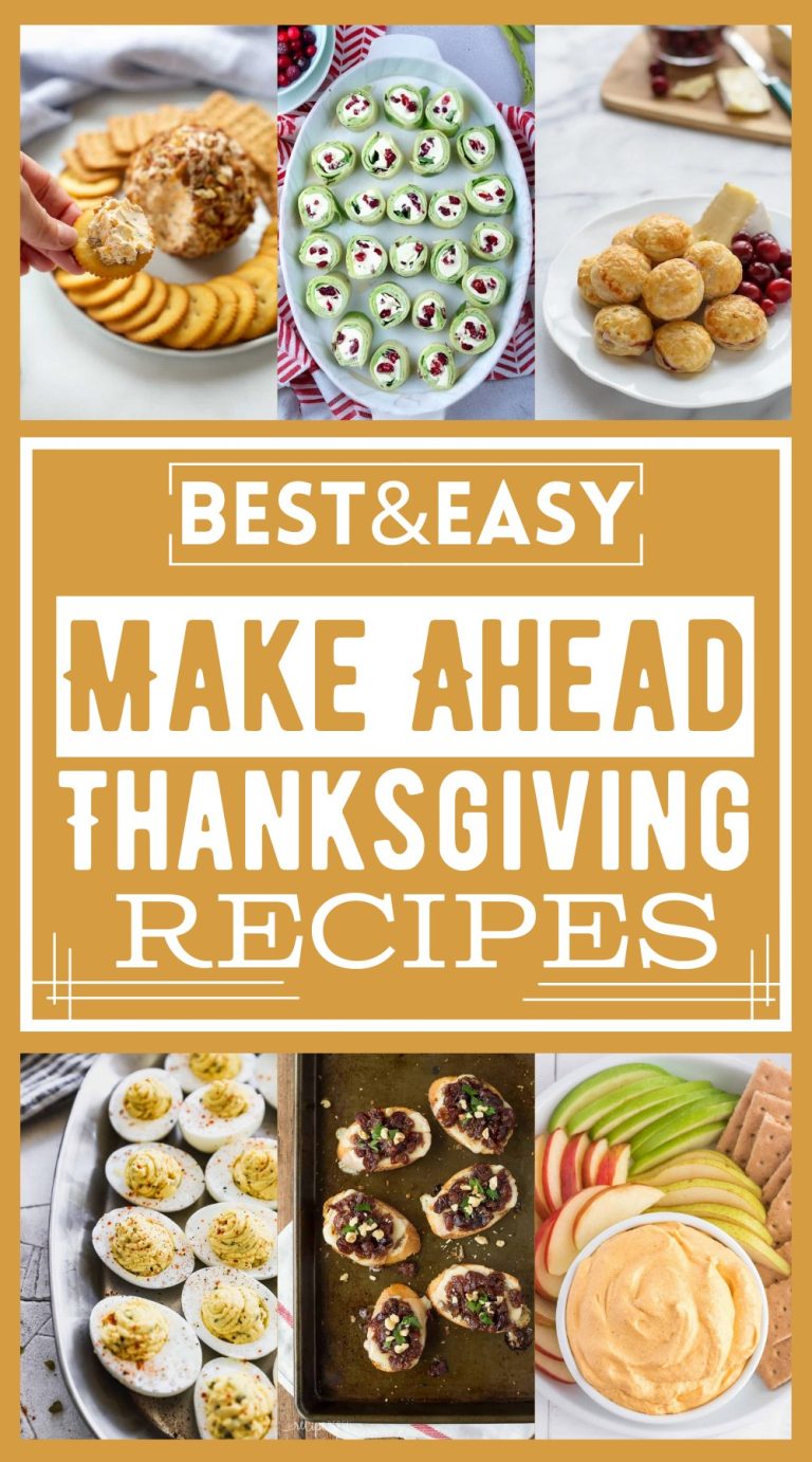 13 Make Ahead Thanksgiving Recipes For Festive Season - Julie Ann Art
