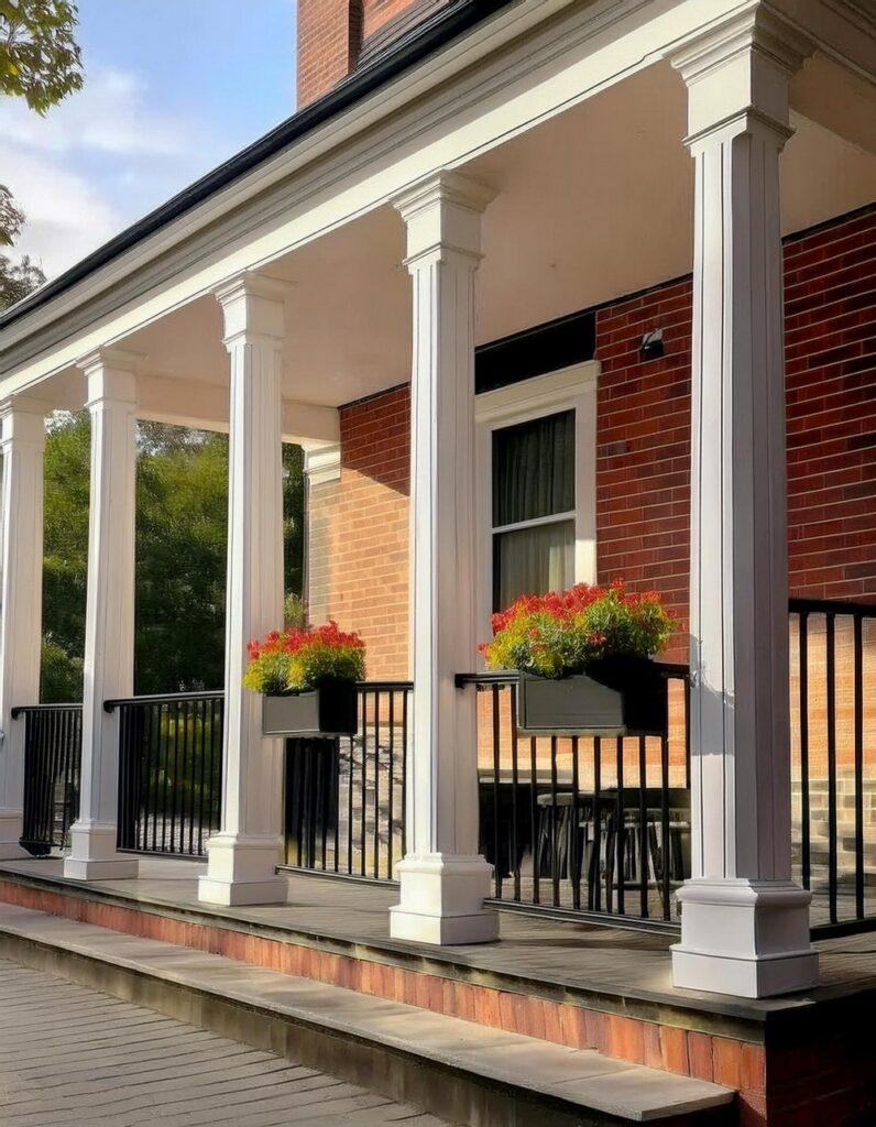 10 Farmhouse Porch Columns Decor Design & Ideas - Julie Ann Art