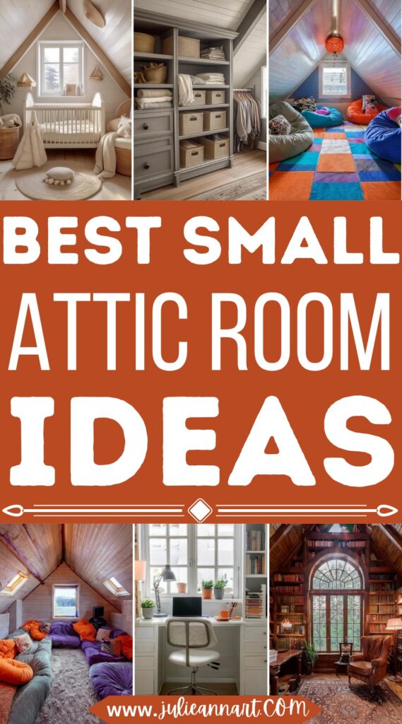 11 Compact & Stylized Small Attic Room Ideas - Julie Ann Art