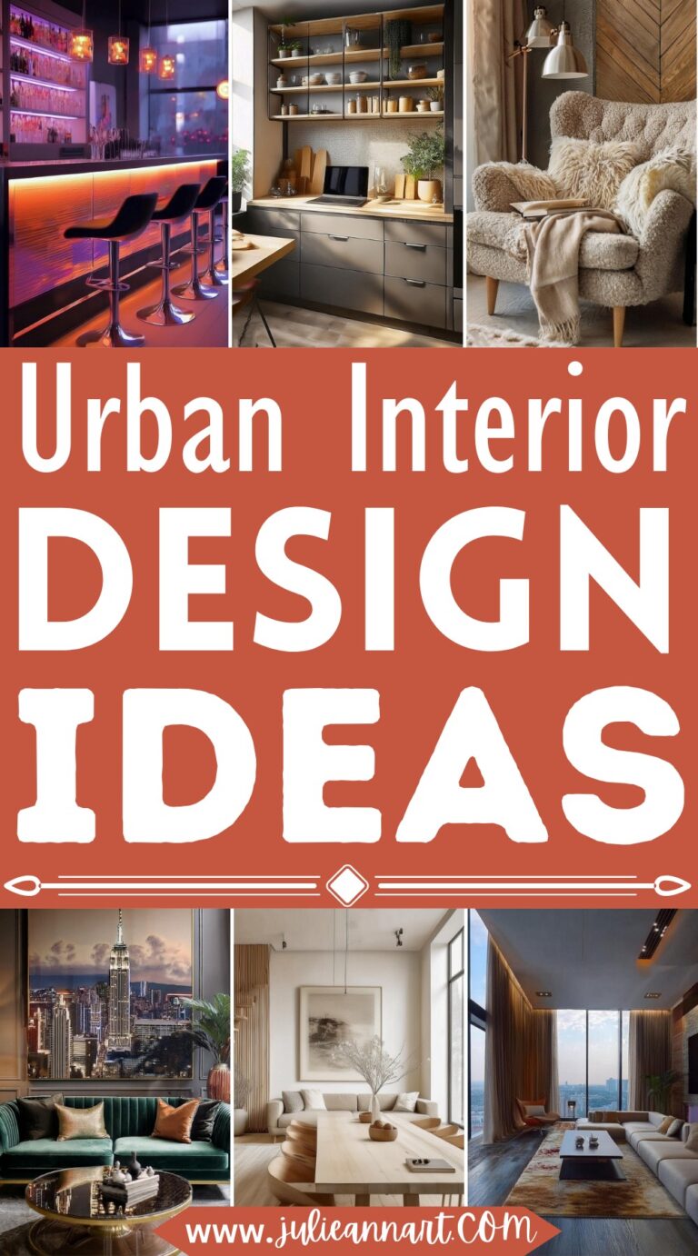 10 Unique Urban Interior Design Ideas - Julie Ann Art