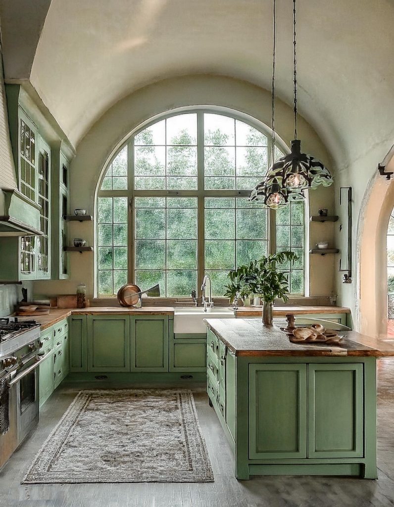 10 Classical Vintage Rustic Country Kitchen Design Ideas - Julie Ann Art