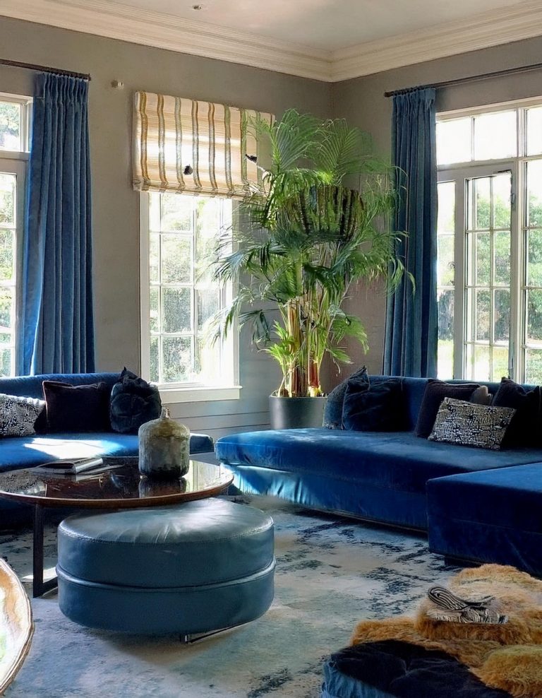 10 Cozy & Soothing Blue Home Decor Ideas - Julie Ann Art