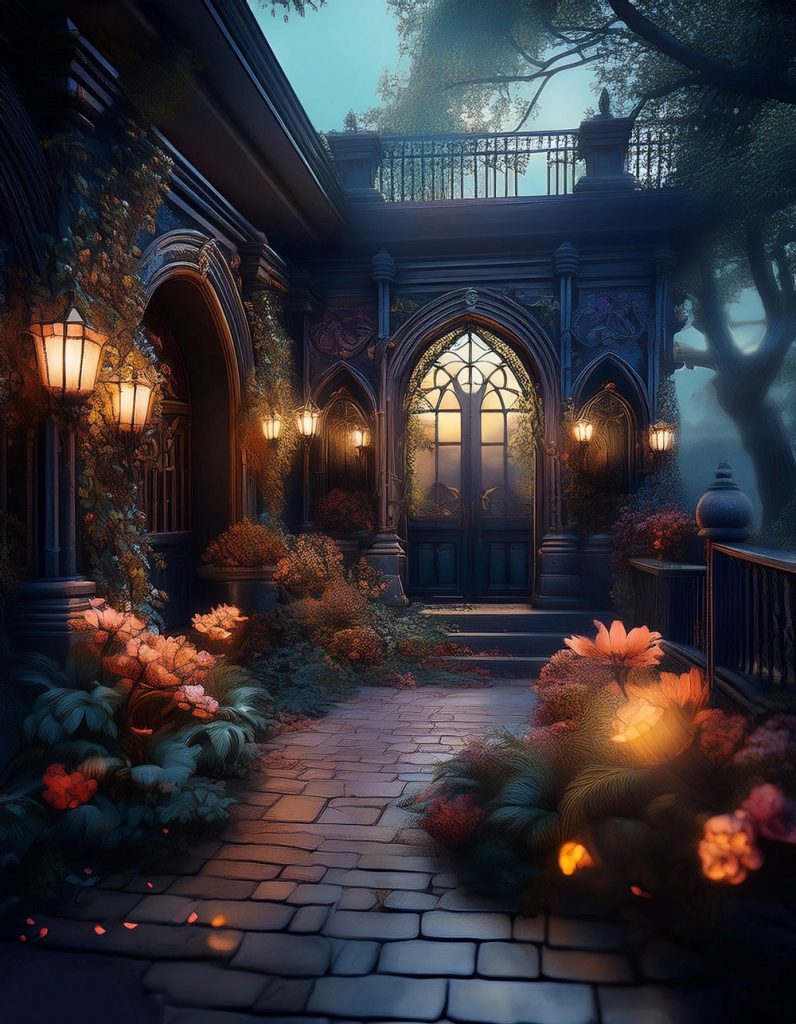 9 Spooky Fun Gothic Patio Decor Ideas - Julie Ann Art