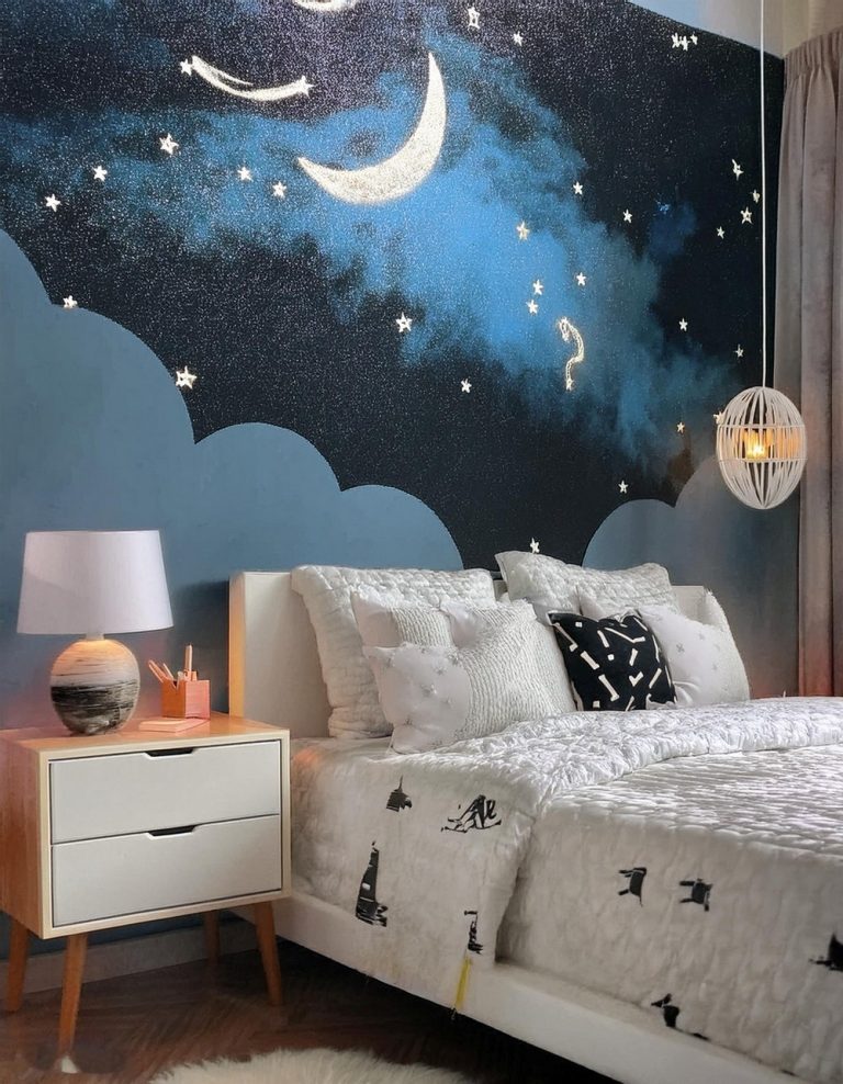 10 Unique Dreamy Style Celestial Bedroom Decor Ideas - Julie Ann Art