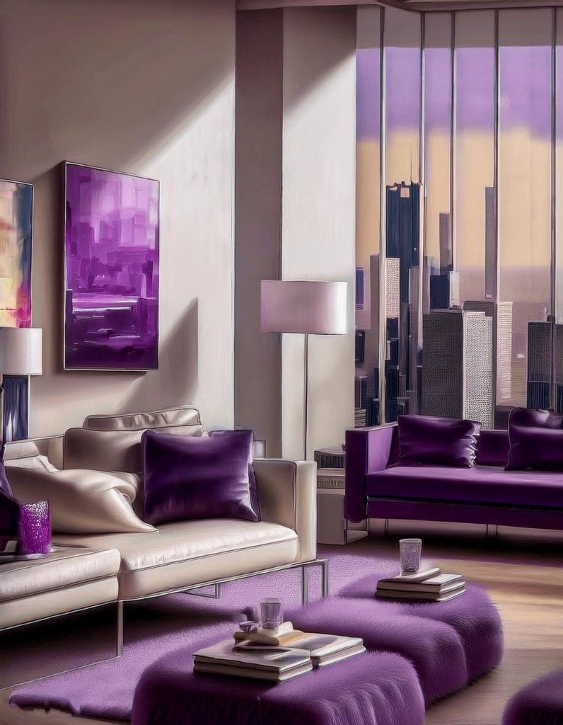 10 Unique Sophisticated Purple Home Decor Ideas - Julie Ann Art