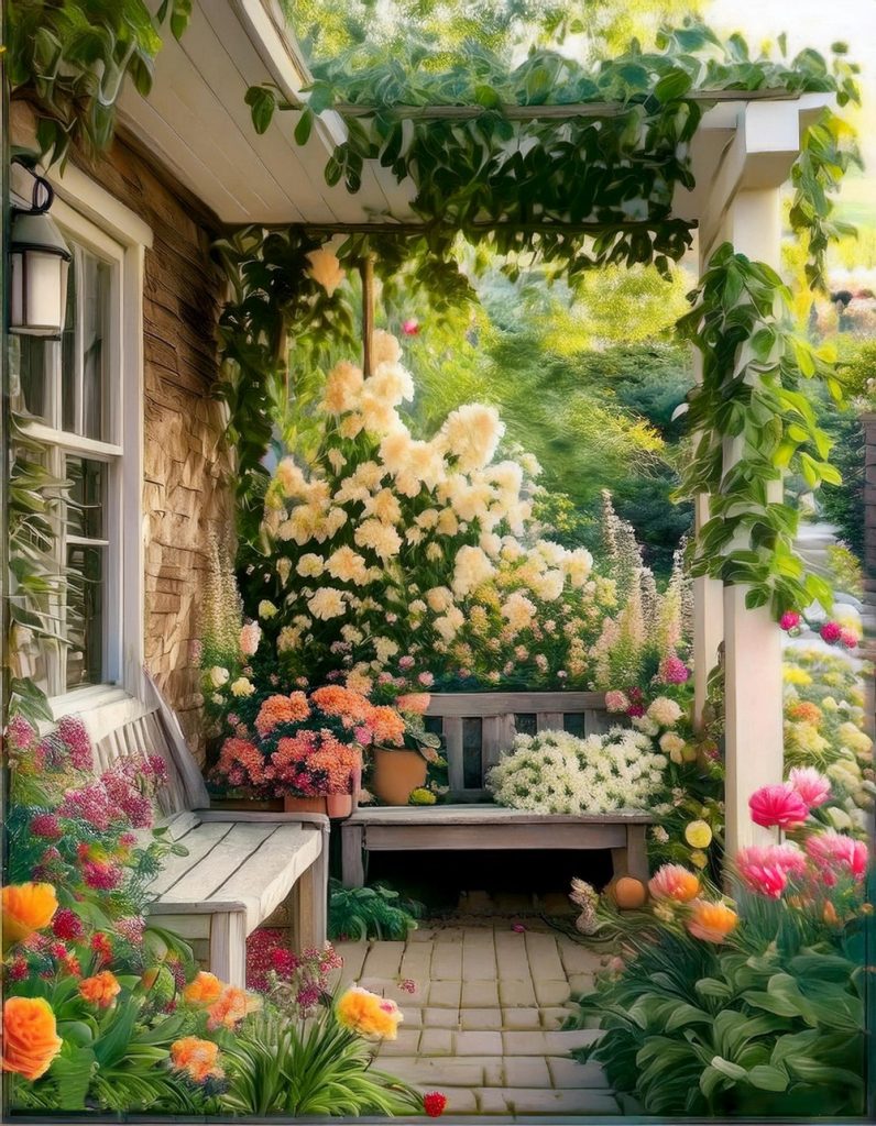 10 Super Simple & Attractive Corner Garden Ideas - Julie Ann Art